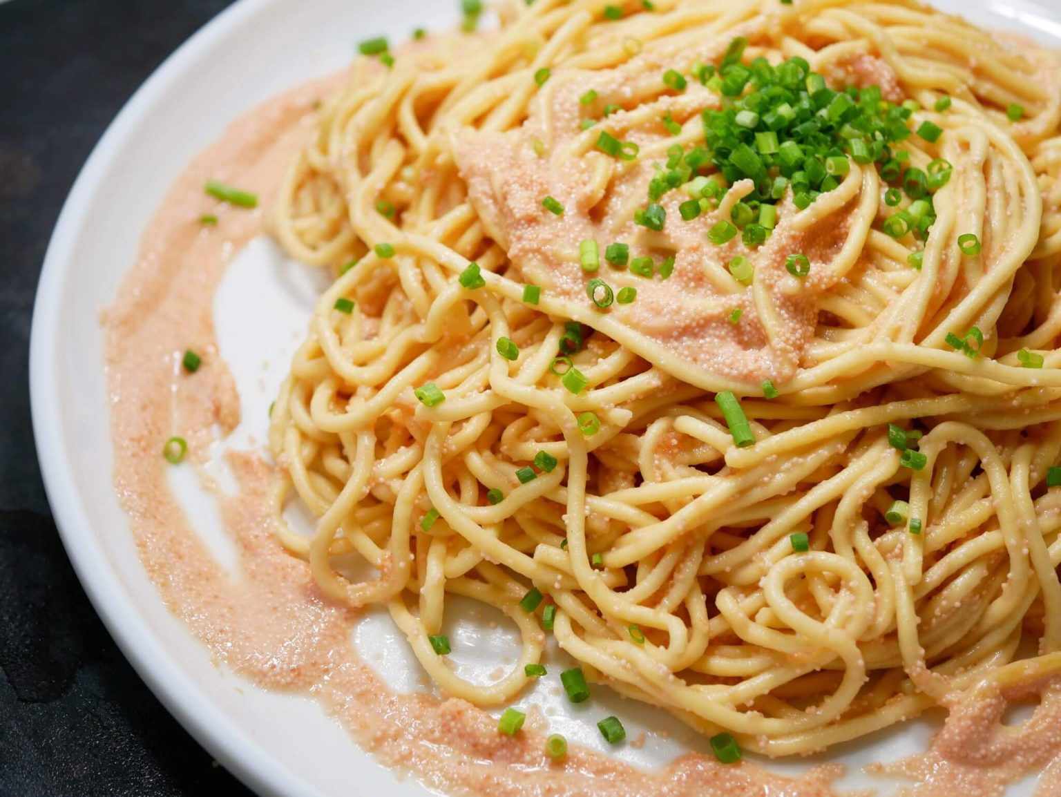 Creamy Mentaiko Pasta: Fresh Spaghetti Delight 3 Step Recipe