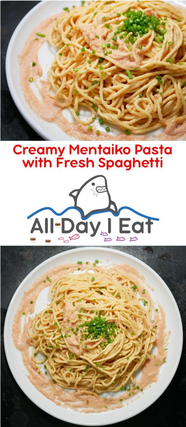 Creamy Mentaiko Pasta: Fresh Spaghetti Delight 3 Step Recipe