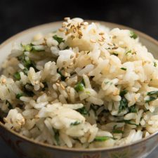 Delicious Shungiku Mazegohan | No.1 Japanese Greens Rice