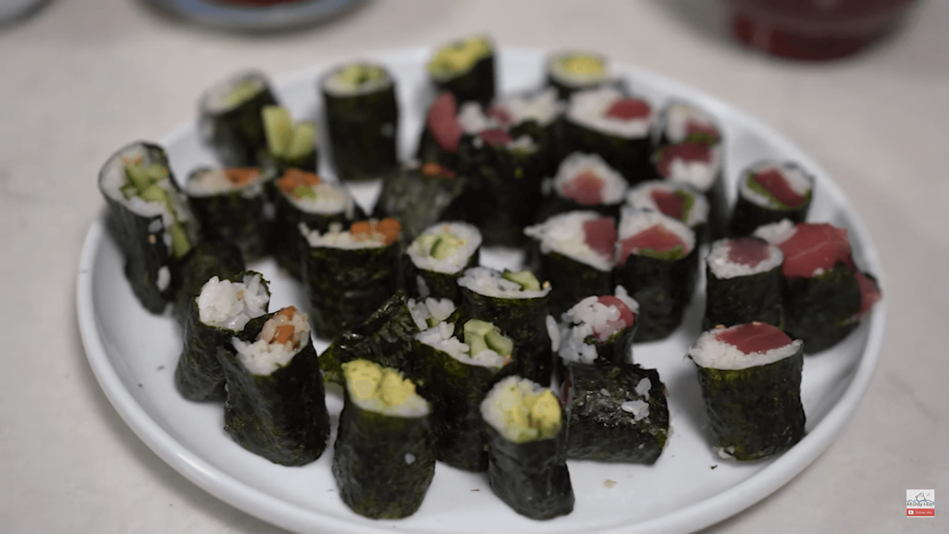 Sushi-Making 101: Homemade Makizushi with Tuna, Natto, and Cucumber ...
