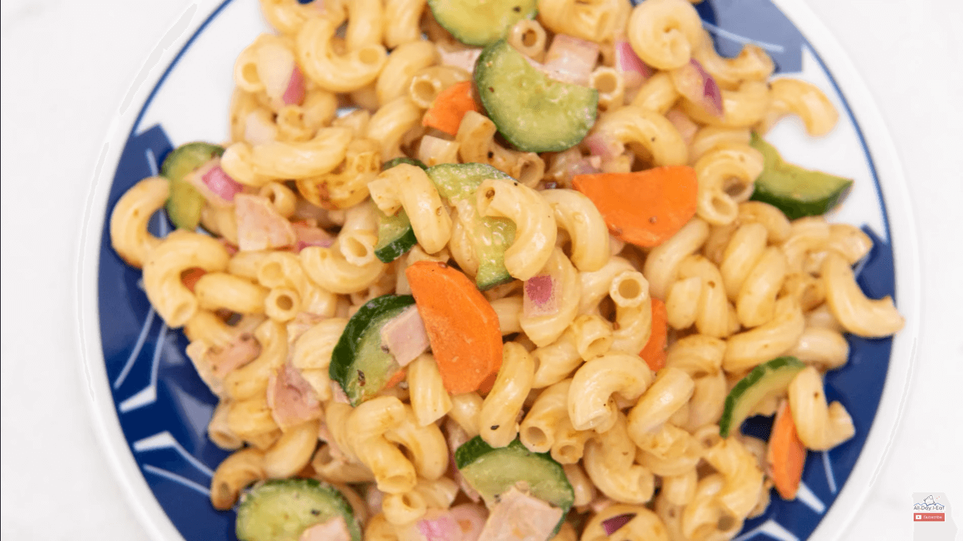Simple Japanese Style Macaroni Salad with Ham: Flavorful Delight! – all ...