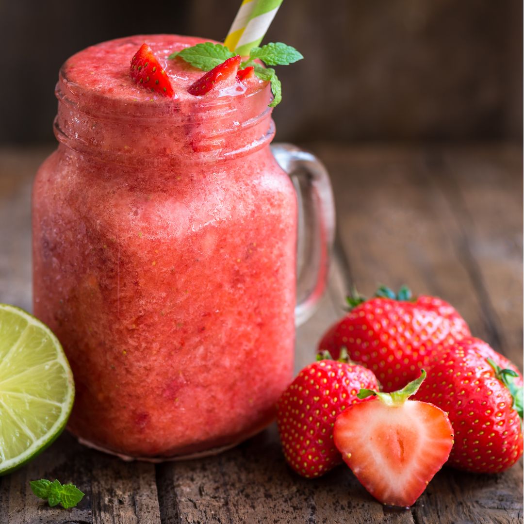 How To Make Strawberry Slushie With A Vitamix Blender