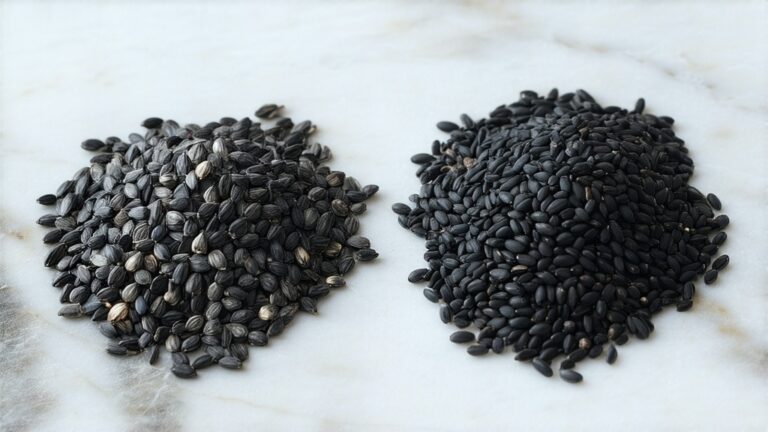 Difference Between Kalonji And Black Sesame Seeds