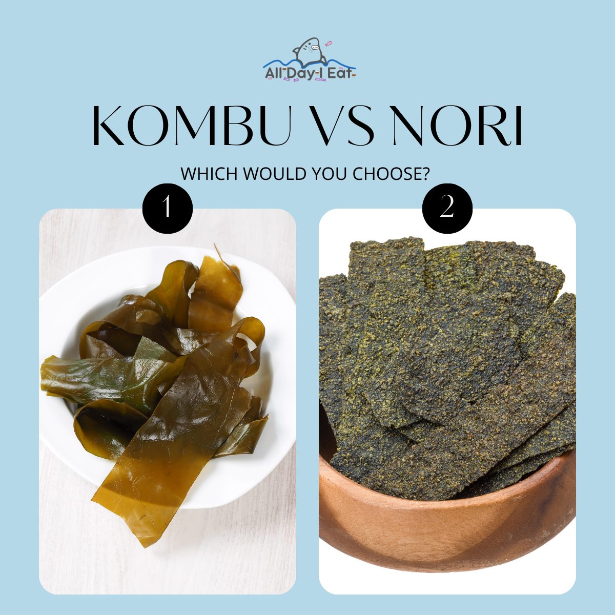 Kombu Vs Nori (5 Facts About These Delicious Seaweeds)